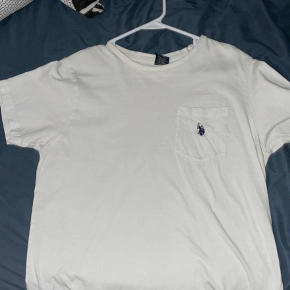 U.S. Polo Assn. | Shirts | Uspa White Pocket Tee | Poshmark